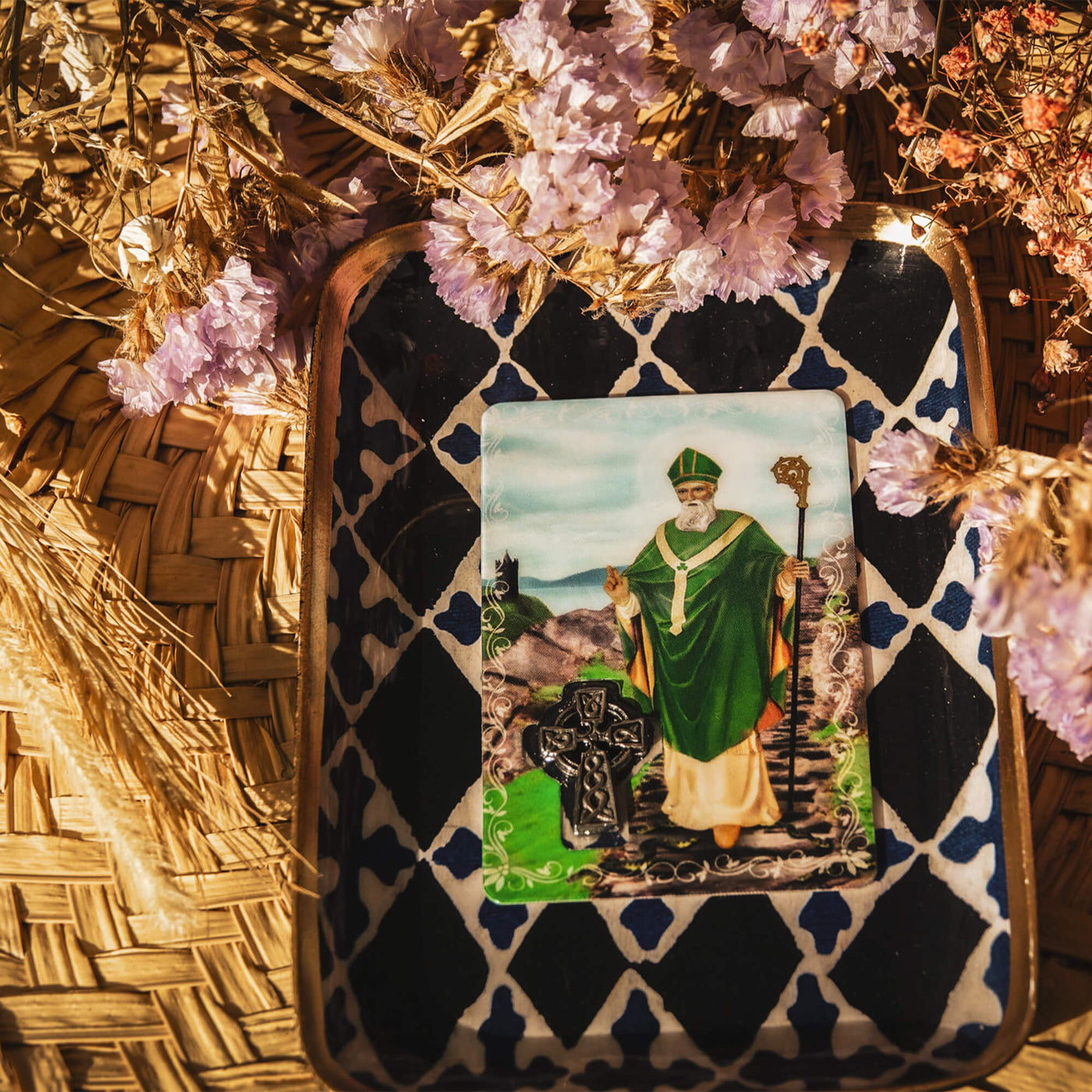 Carte médaille - Saint Patrice